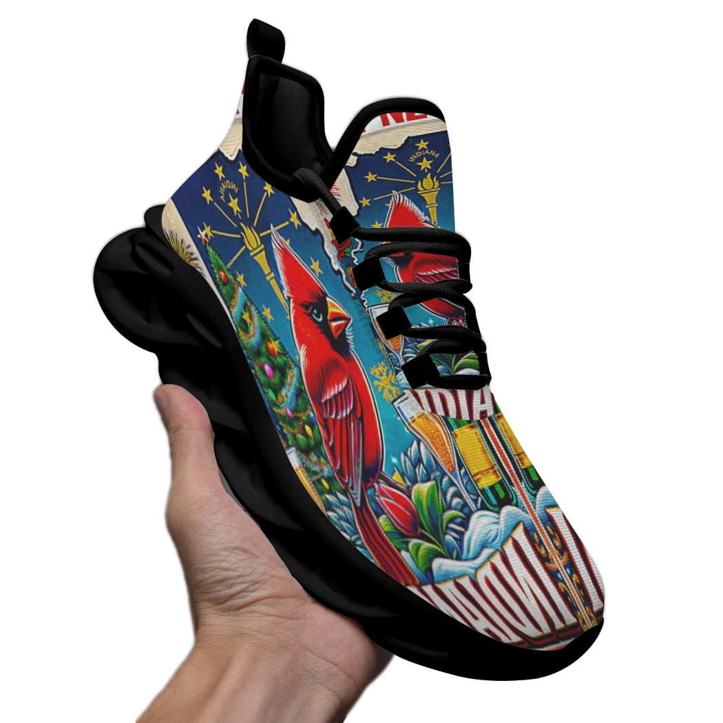 Indiana Happy New Year Shoes Sneakers Black Size 13 - Walmart.com