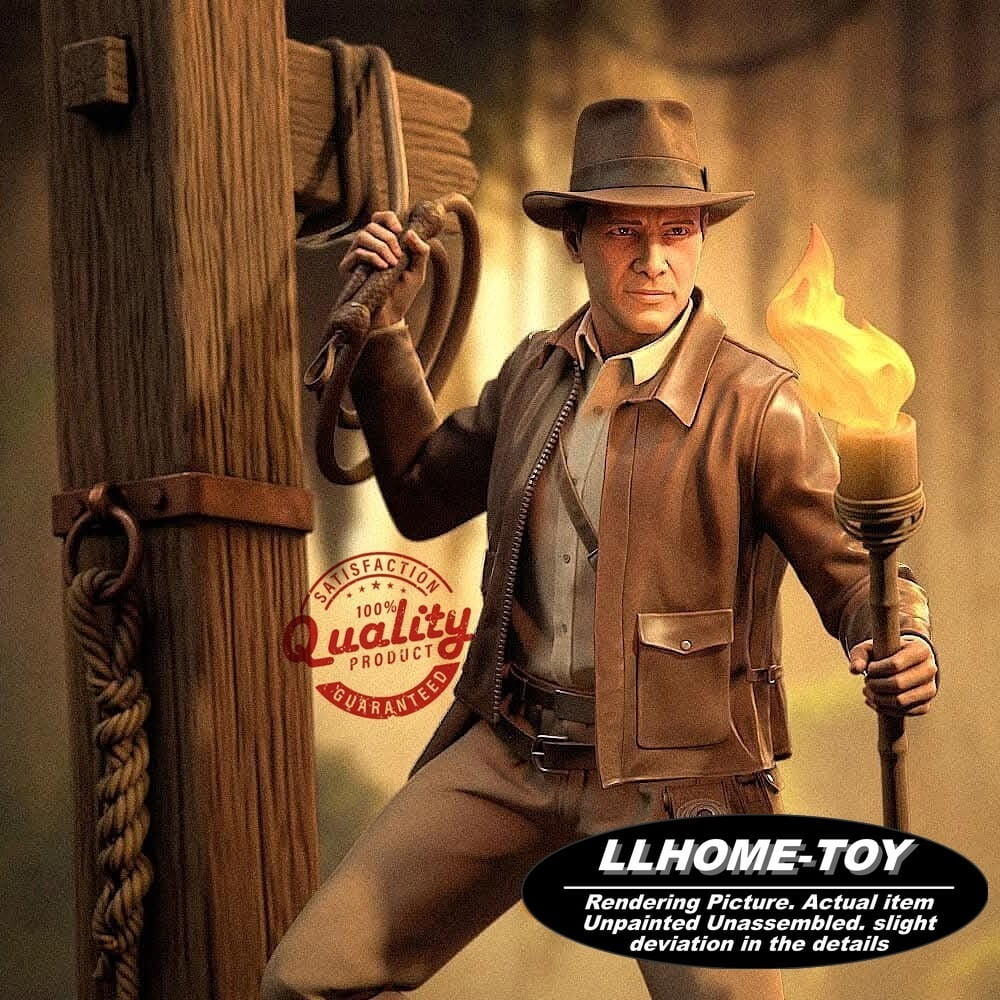 Indiana Harrison Jones Resin 29cm Tall Model Kit Unpainted 3d Print GK ...