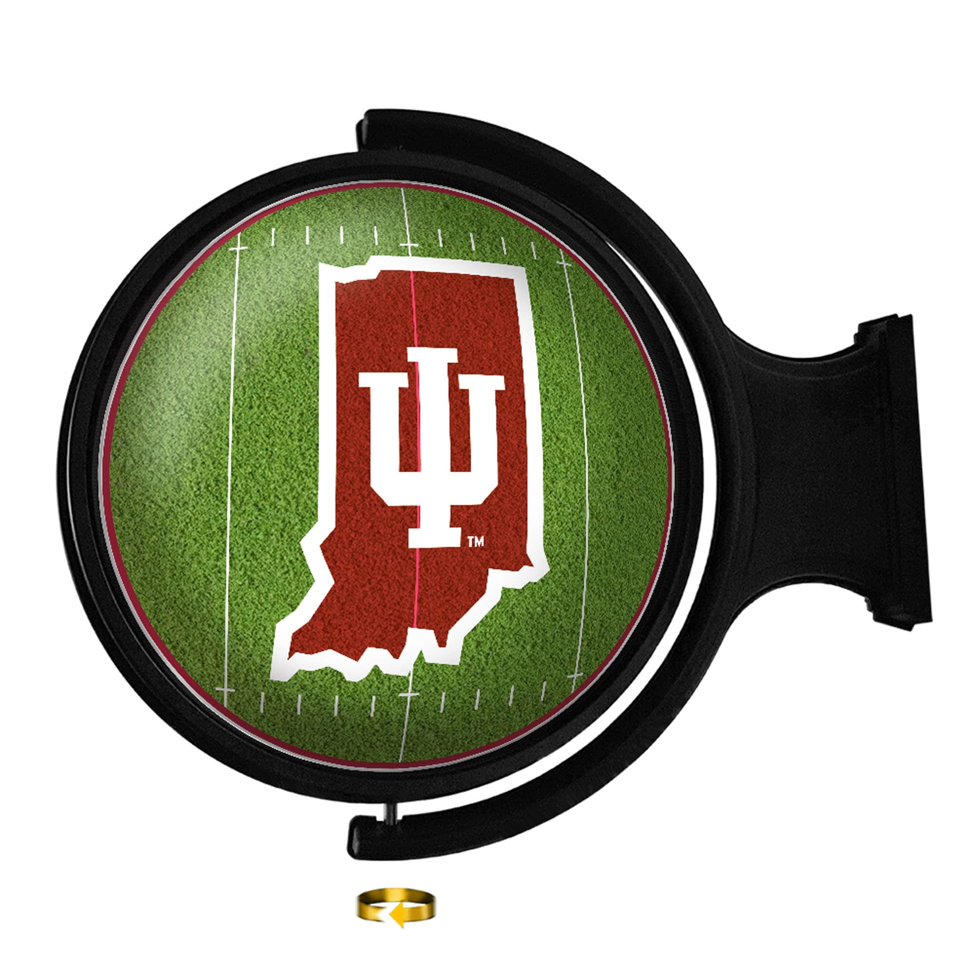 Indiana Hoosiers Football 21'' x 23'' Rotating Lighted Wall Sign ...