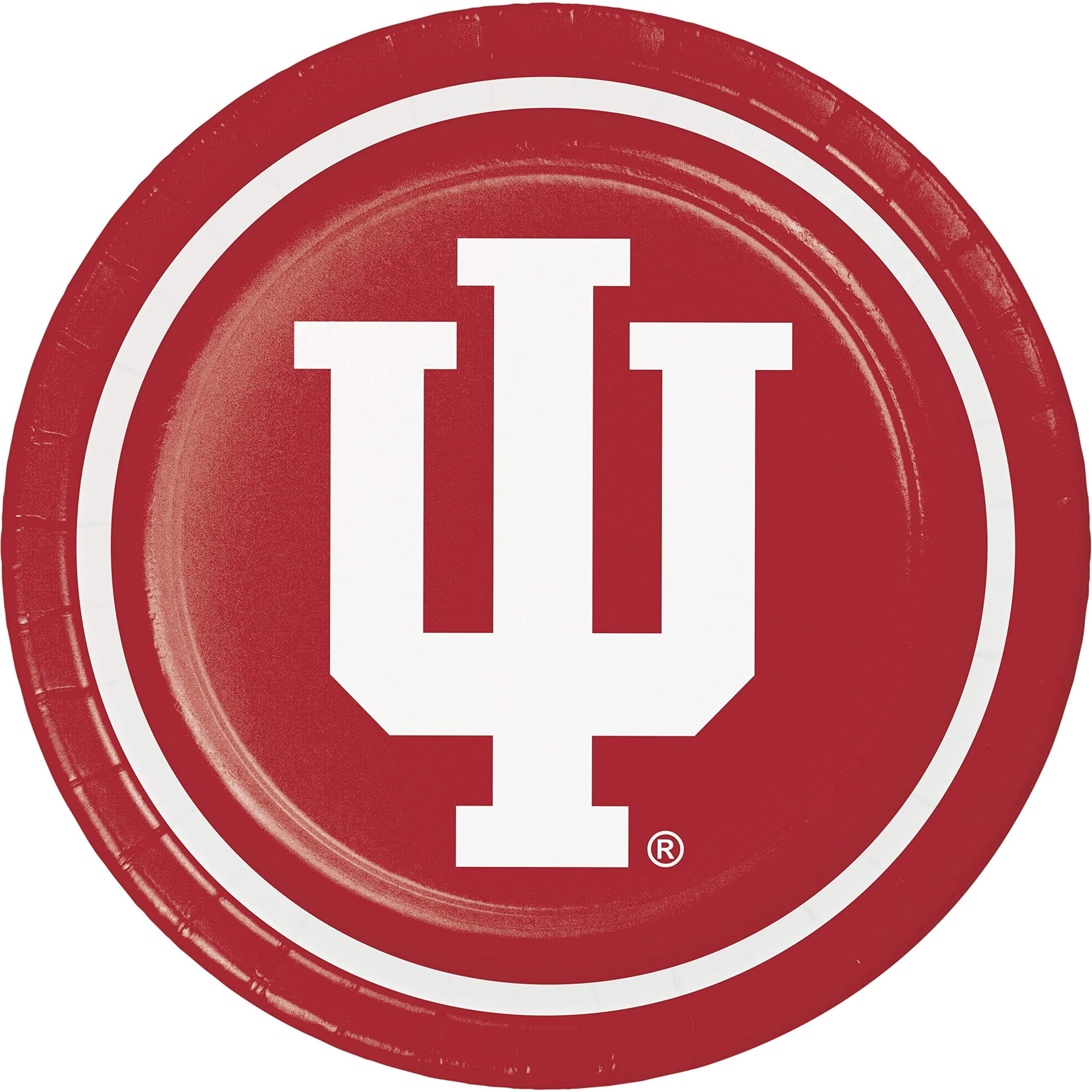 Indiana Hoosiers Party AJH3 Supplies - Bundle Includes Paper Plates and ...