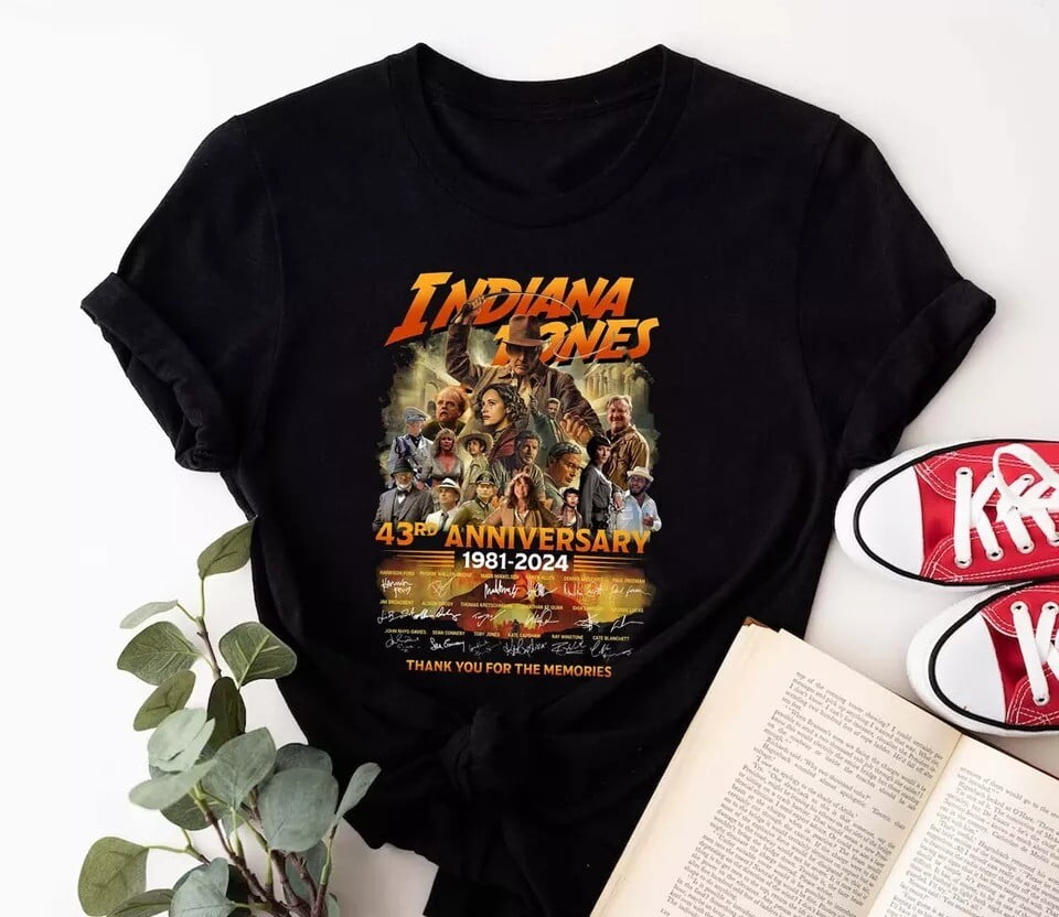 Indiana Jones 43rd Anniversary 1981 2024 Thank You For The Memories T ...