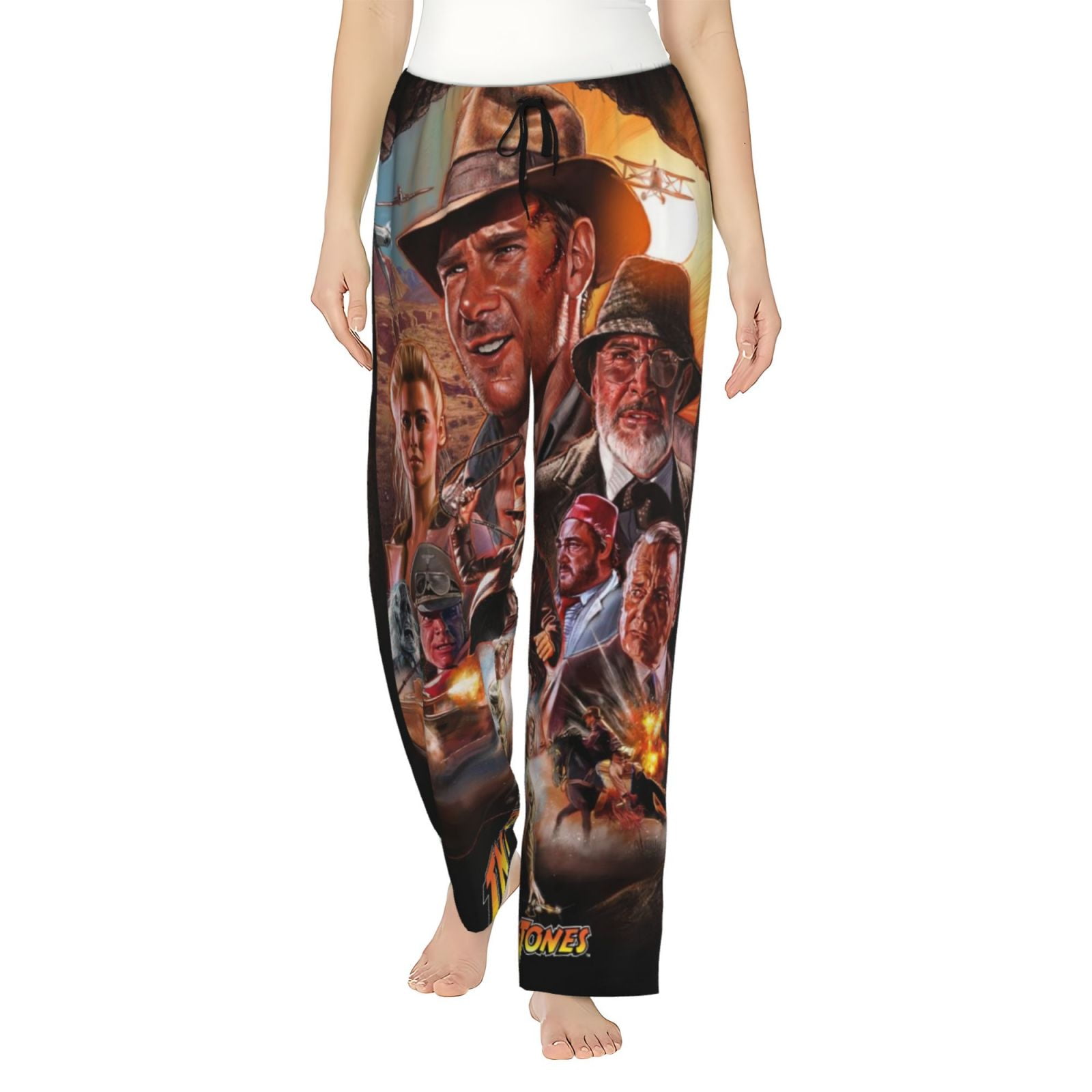 Indiana Jones And The Dial Of Destiny Women Pajama Pants,Full Print ...