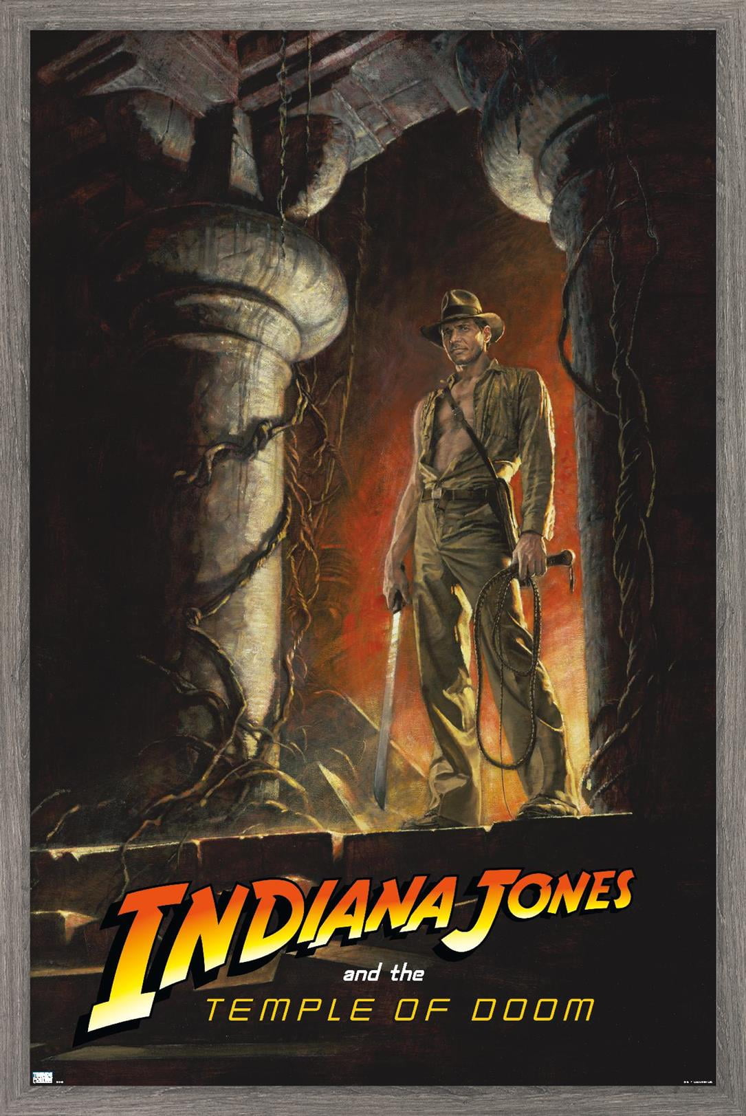 Indiana Jones And The Temple Of Doom - One Sheet Wall Poster, 22.375" x ...