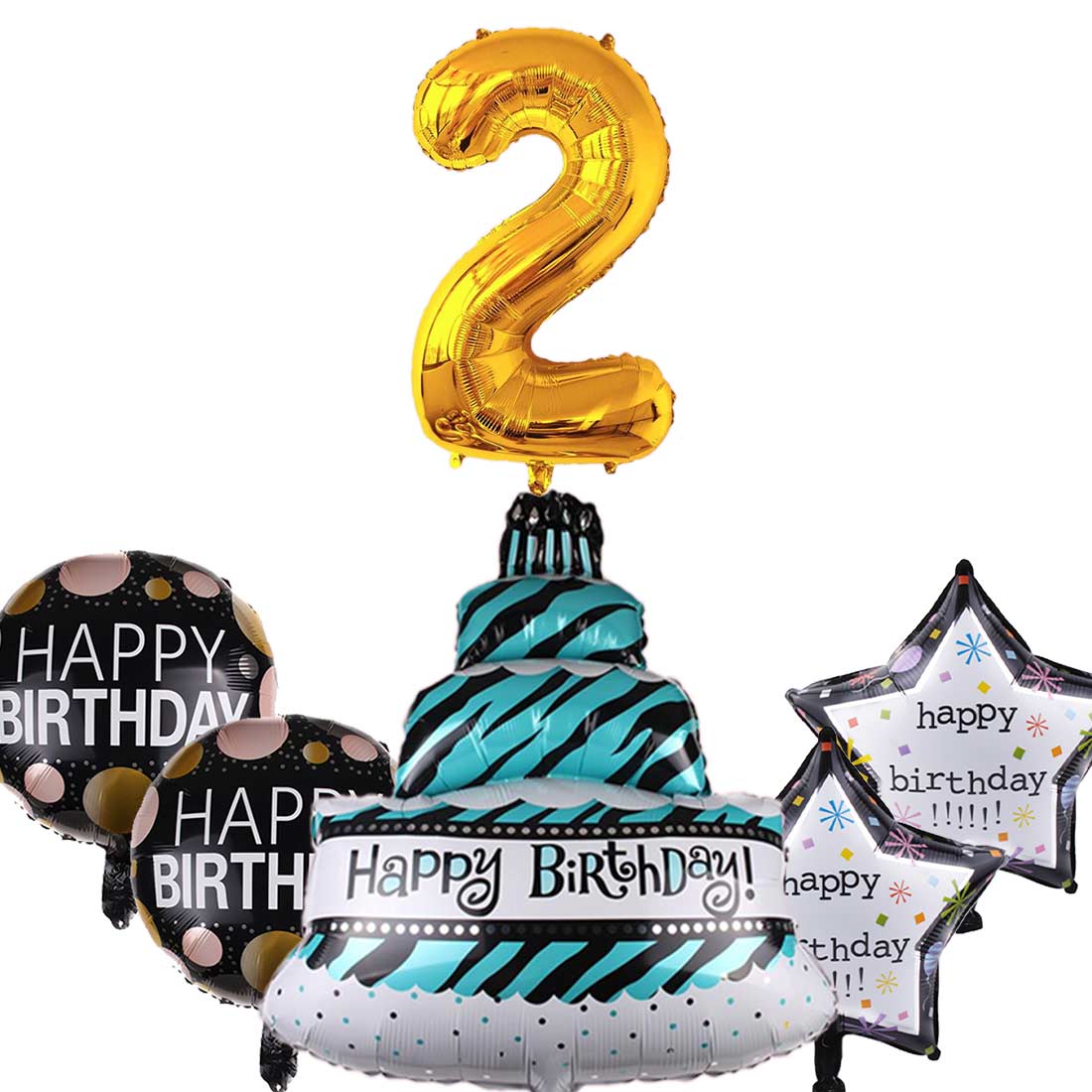 Indiana Jones Balloons Party Supplies 2nd Big Number Decorations Decor ...