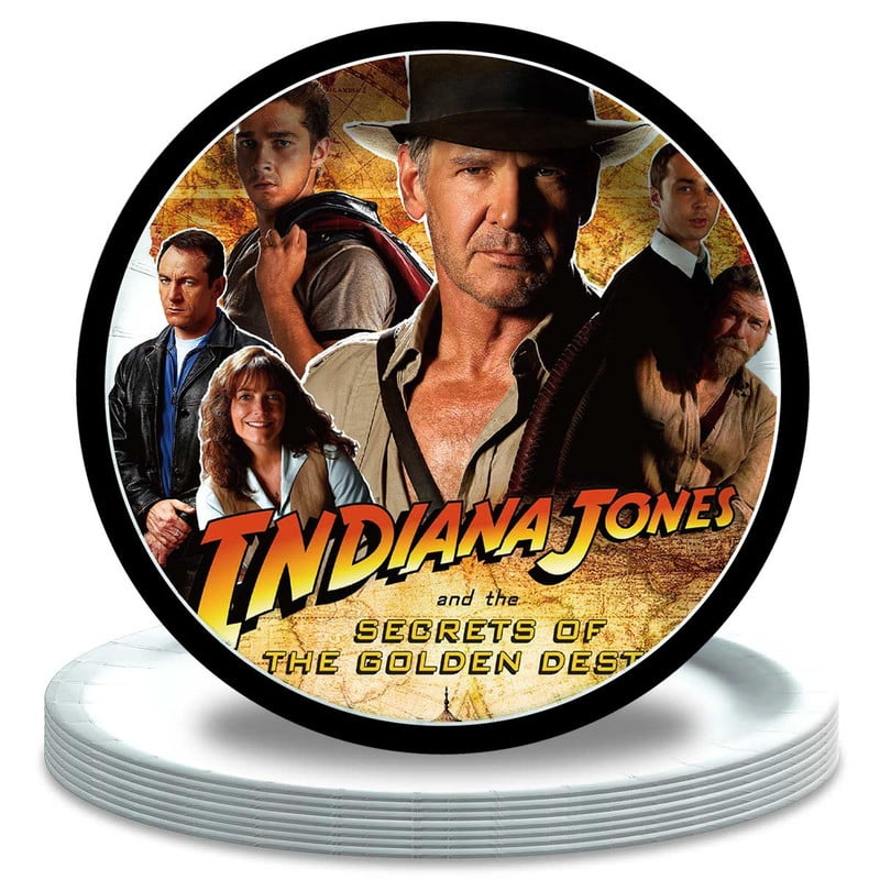 Indiana Jones Paper Plates Birthday Decorations Party Supplies ...