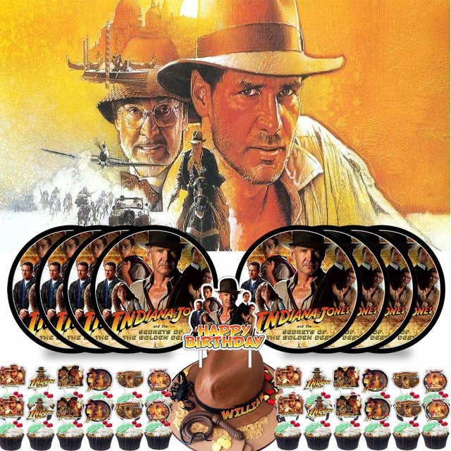 Indiana Jones Party Supplies Birthday Decorations Plates Banner Kids ...