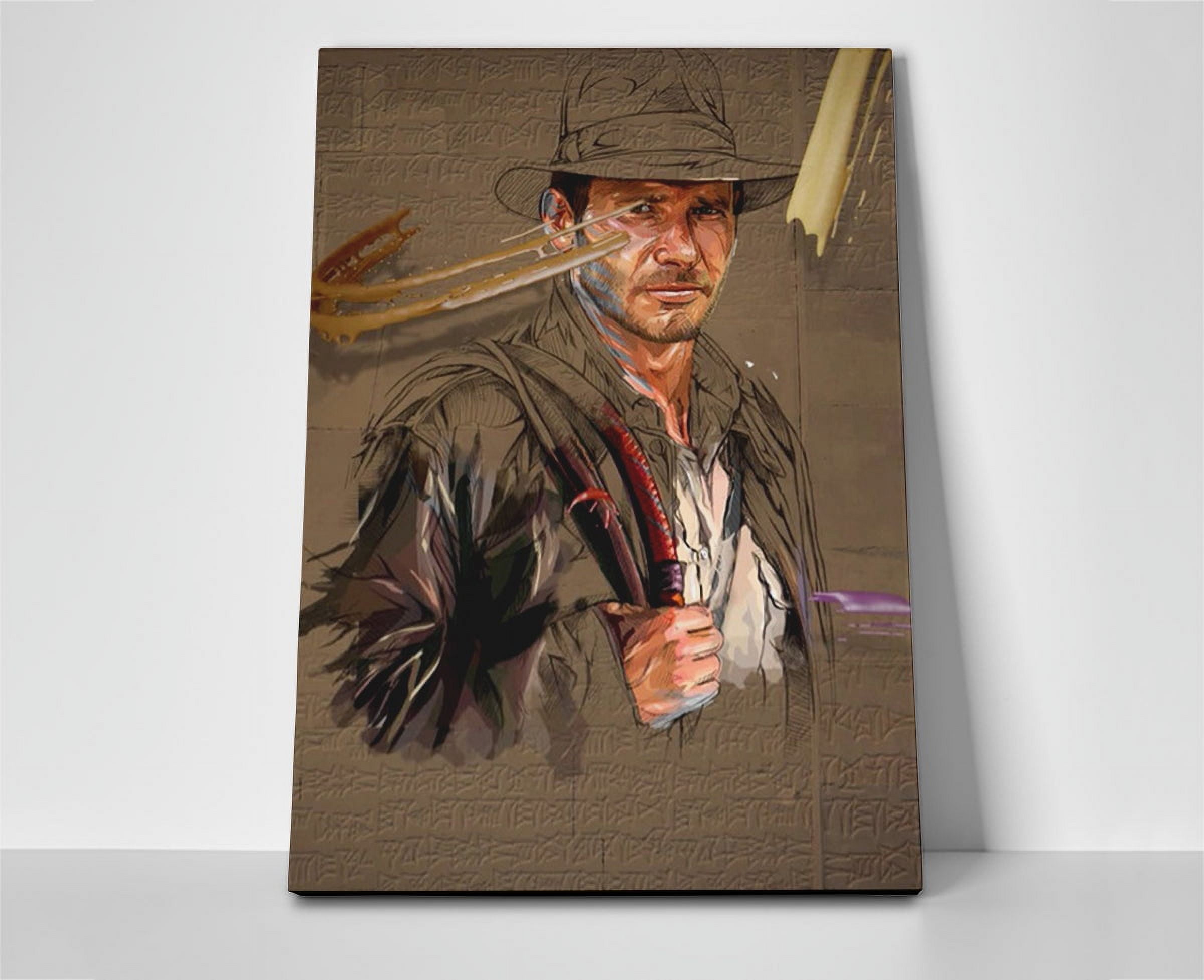 Indiana Jones Poster or Wrapped Canvas - Walmart.com