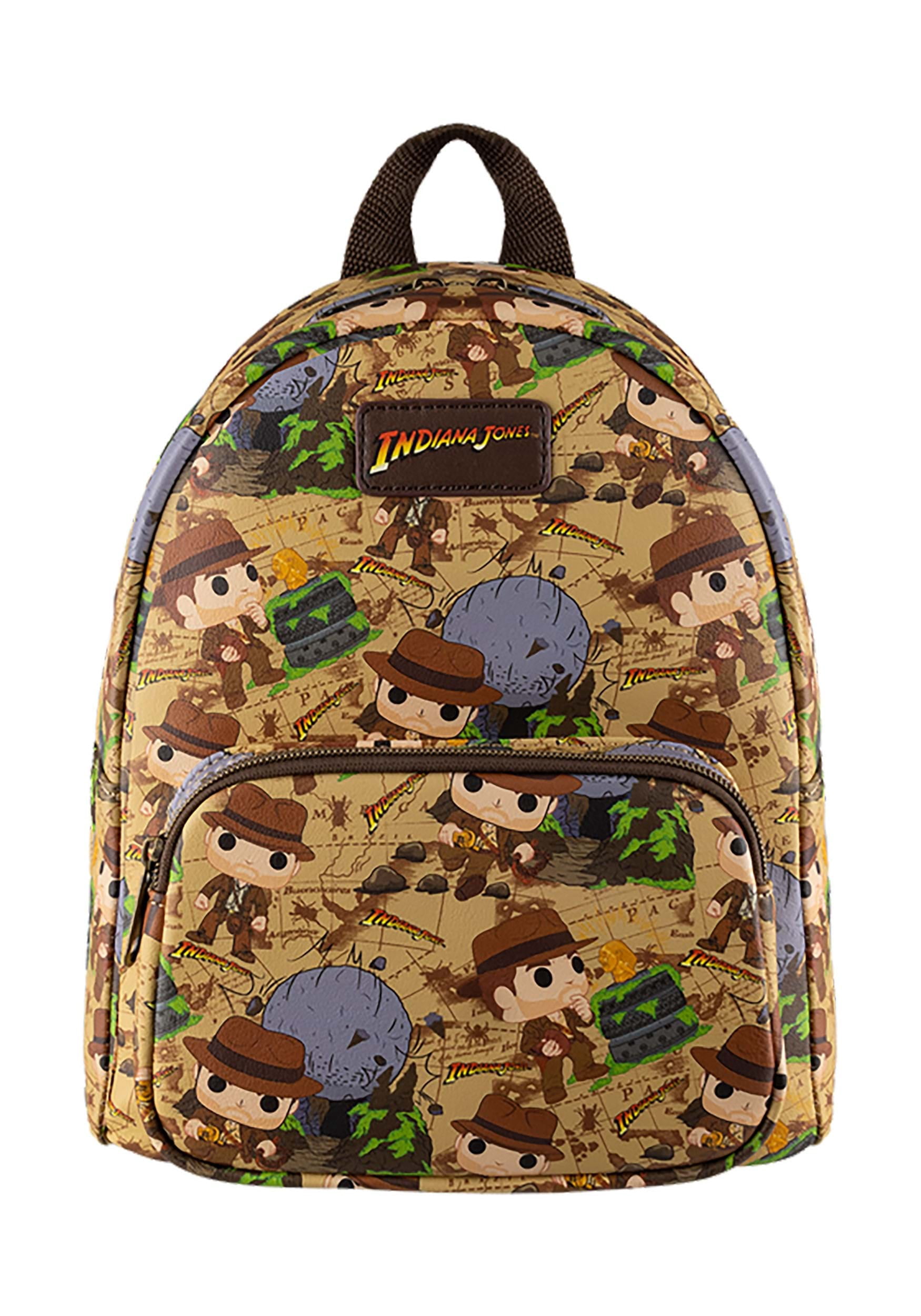 Indiana Jones: Raiders of the Lost Ark All-Over Print Mini-Backpack ...