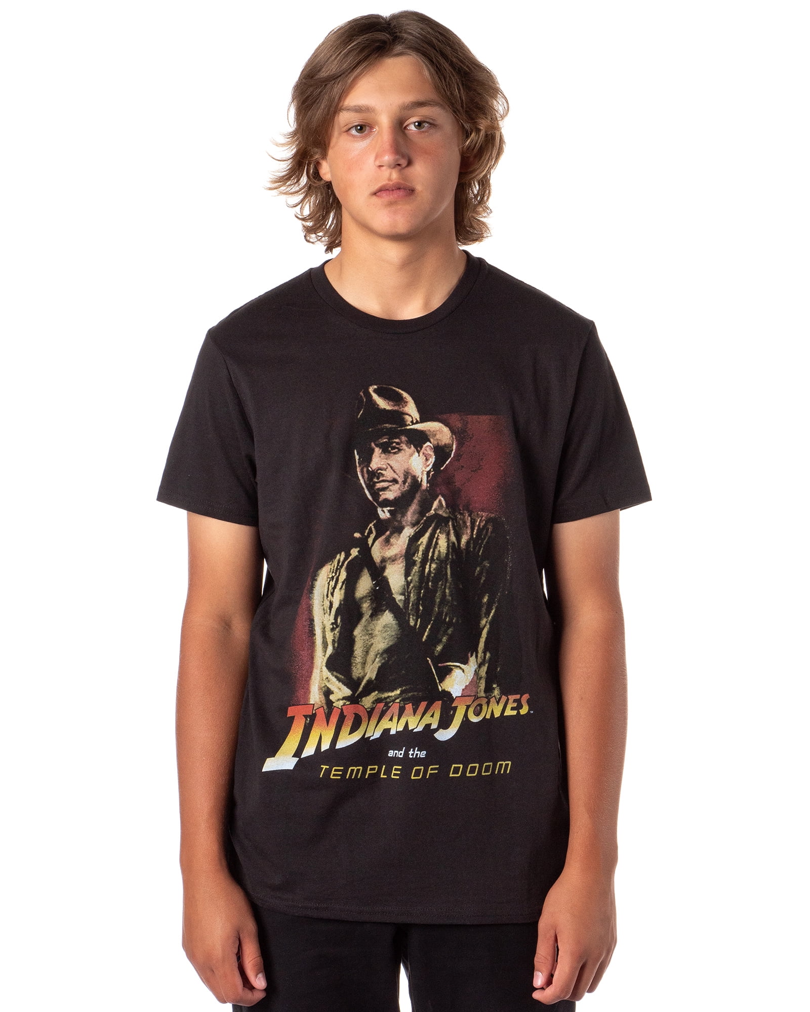 Indiana Jones Shirt Men's Temple of Doom Iconic Graphic T-Shirt ...