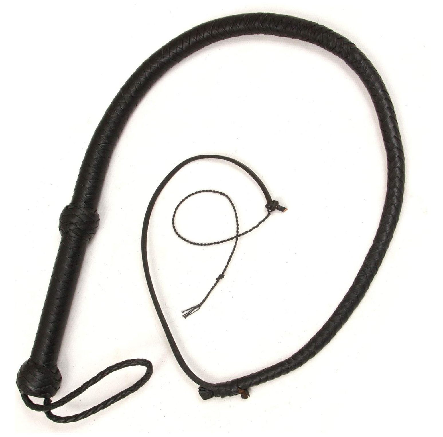 Indiana Jones Style 3 Foot 8 Plait Leather Bullwhip Real Cowhide ...