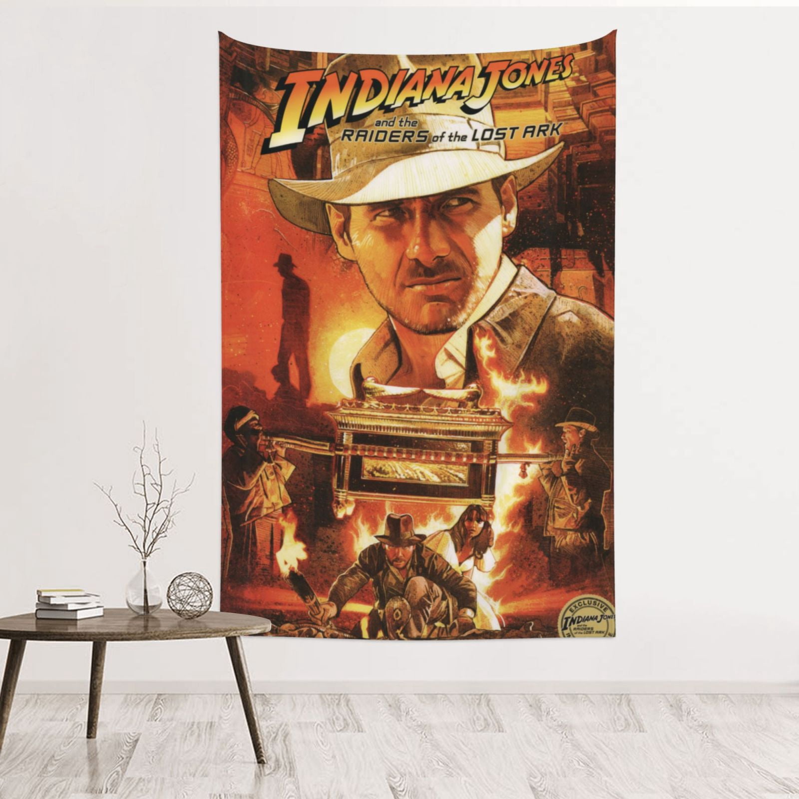 Indiana Jones Tapestry Banner Decorations Anime Movie Wall Hanging ...
