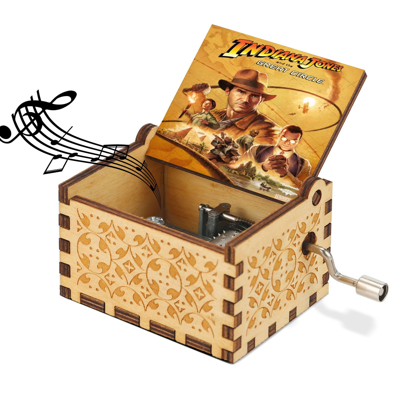 Indiana Jones Wooden Music Box. - Walmart.com