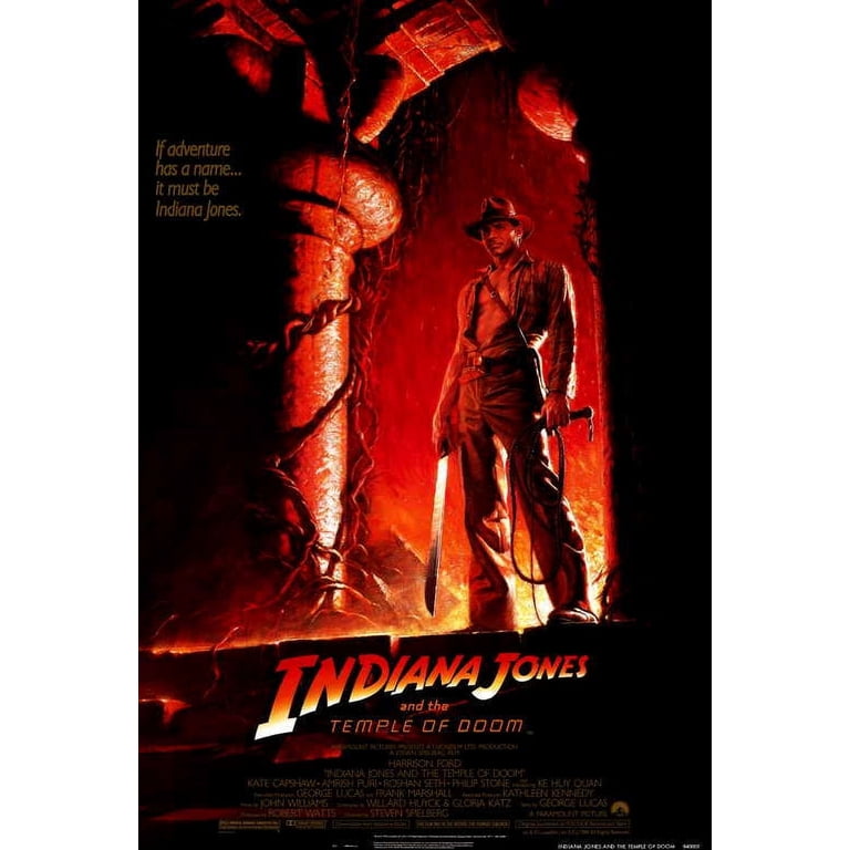 Indiana Jones Temple Of Doom Poster INDIANA JONES AND THE TEMPLE OF