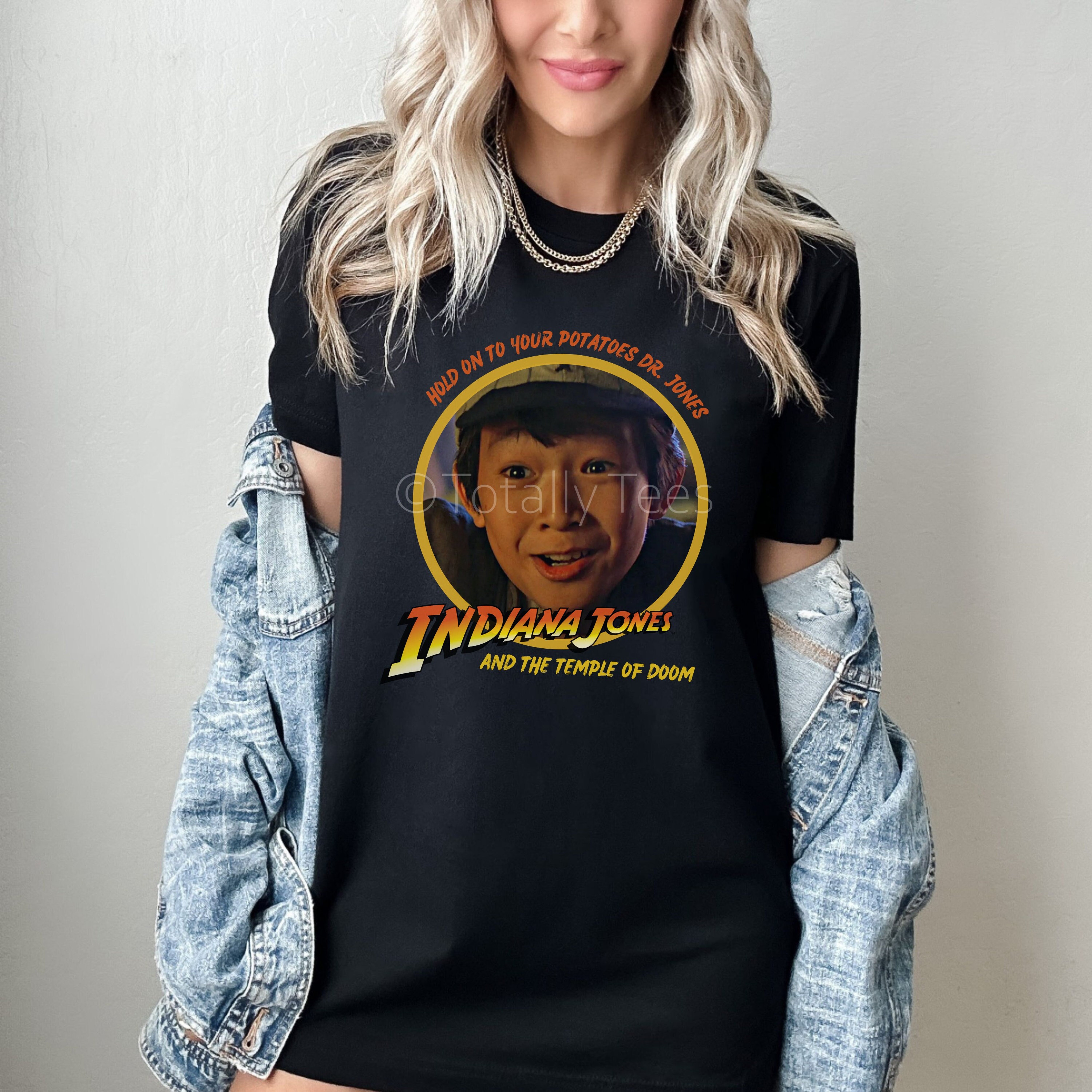 Indiana Jones and the Temple of Doom Short Round Tshirt T shirt T-shirt ...
