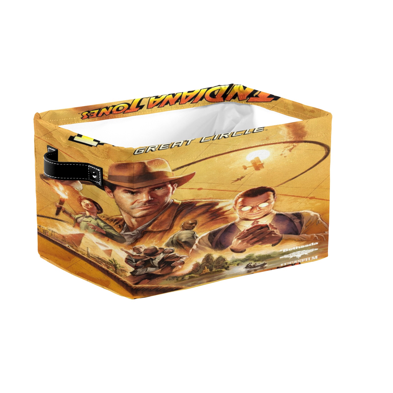 Indiana Jones bin can hold all kinds of idle items..8.3" x 10.2 ...