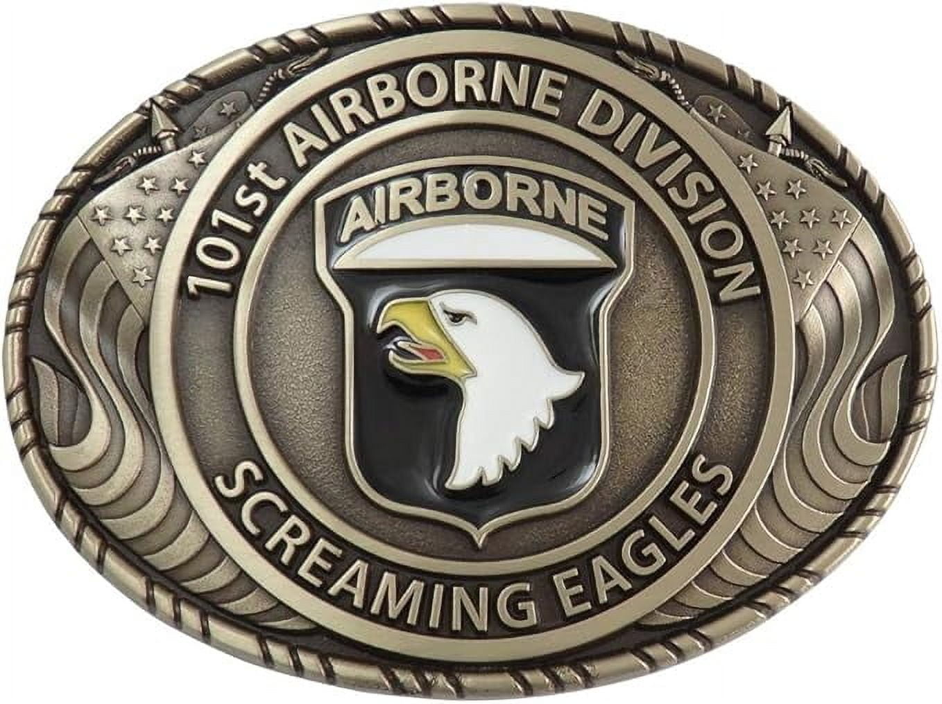 Indiana Metal Craft US Army 101st Airborne Division Double USA Flag ...