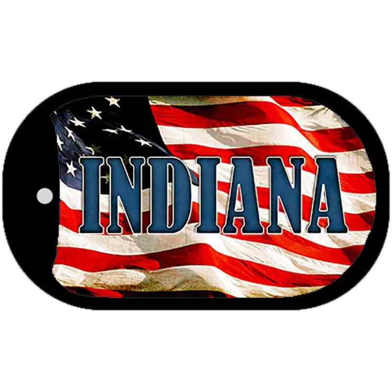 Indiana Metal Novelty Dog Tag Necklace DT-3625 2" x 1" Dog Tag (DT ...