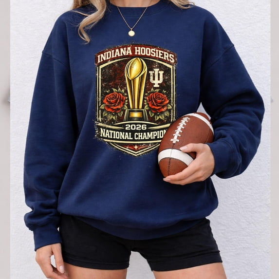 Indiana National Champions 2026 Shirt, Indiana Football Trophy ...