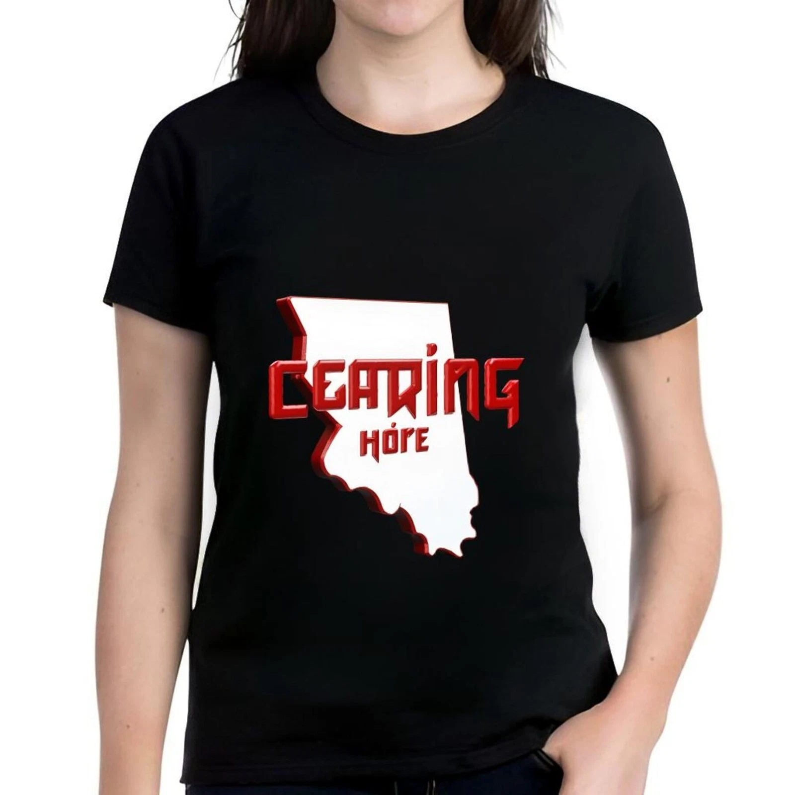 Indiana Outline Tee Women’s Bold State Silhouette Clean Modern Unisex T ...