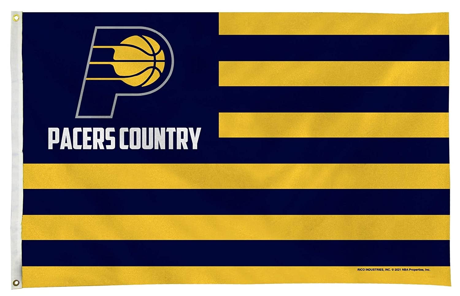 Indiana Pacers Flag Banner 3x5 Country Design Premium with Metal ...