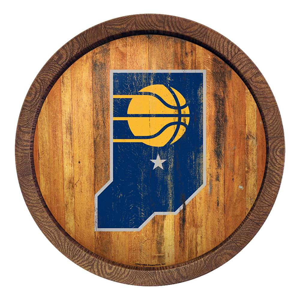 Indiana Pacers: Logo - "Faux" Barrel Top Sign - Walmart.com