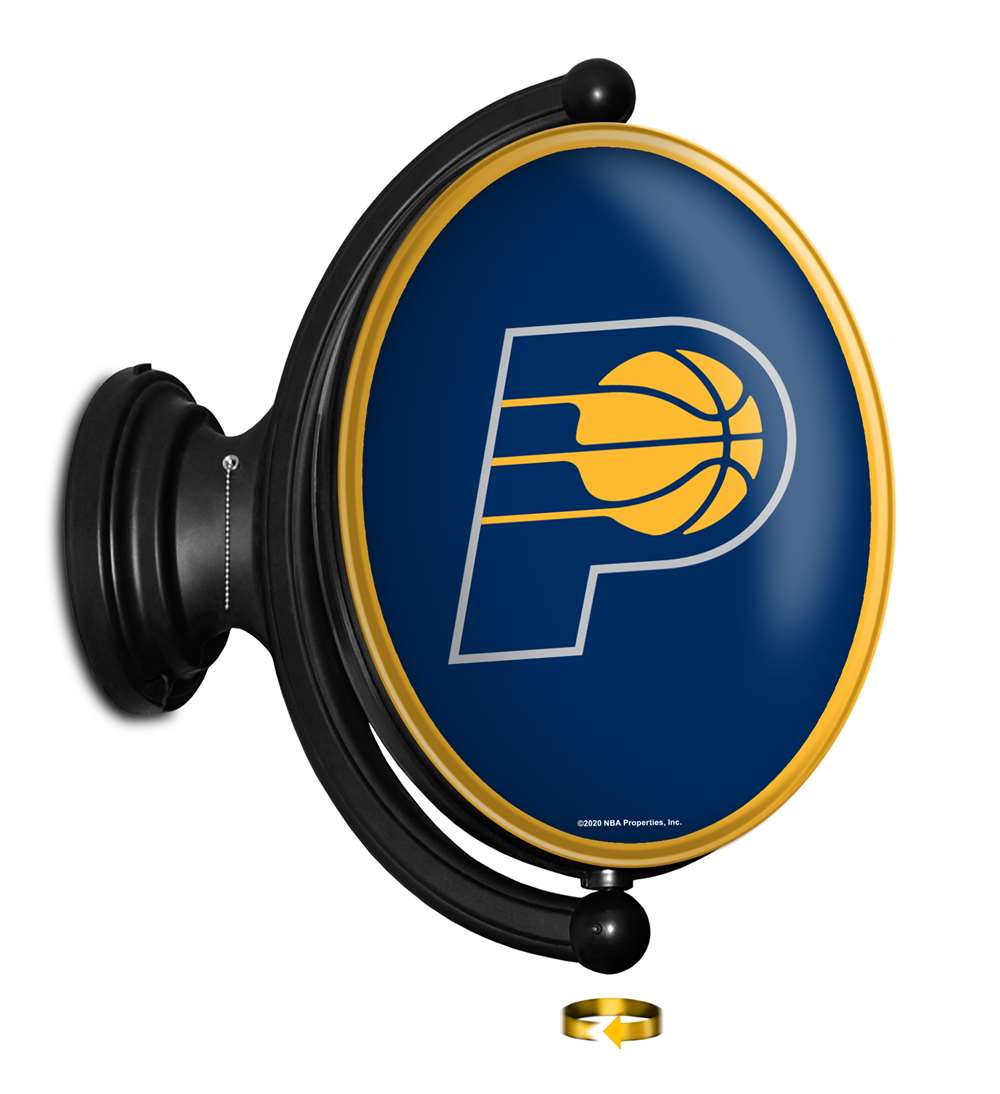 Indiana Pacers: Original Oval Rotating Lighted Wall Sign - Walmart.com