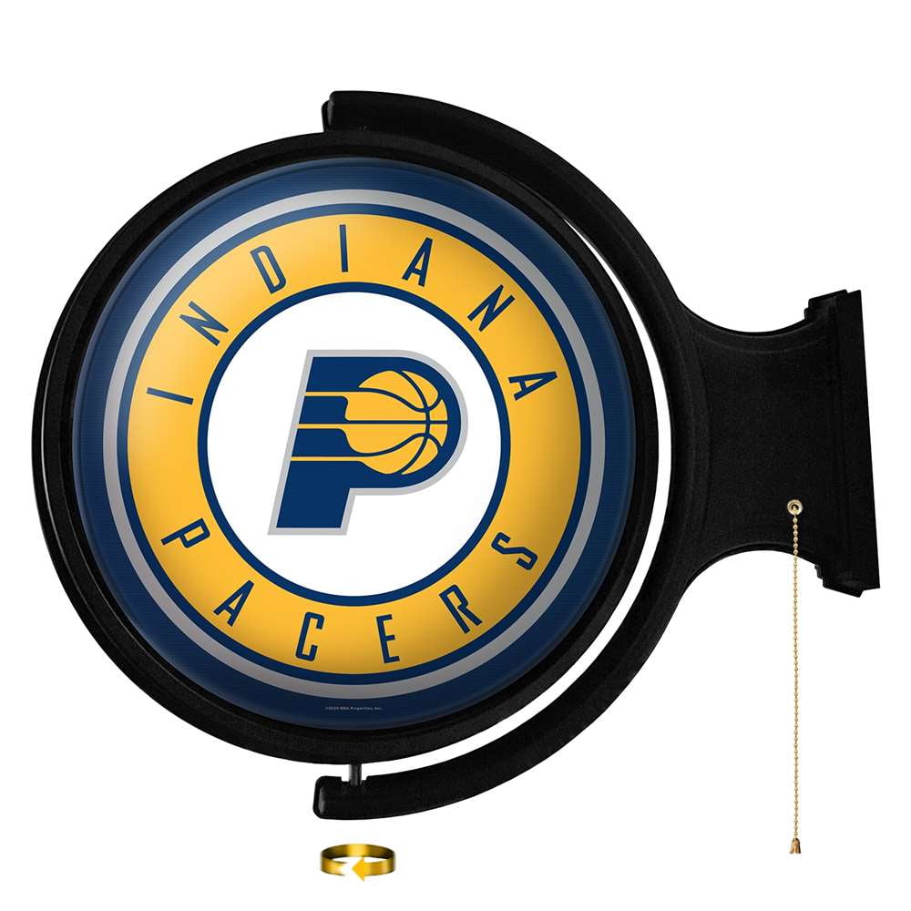 Indiana Pacers: Original Round Rotating Lighted Wall Sign - Walmart.com