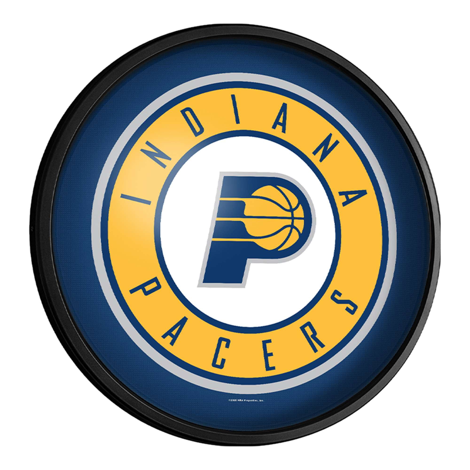 Indiana Pacers 18'' Round Slimline Illuminated Wall Sign - Walmart.com