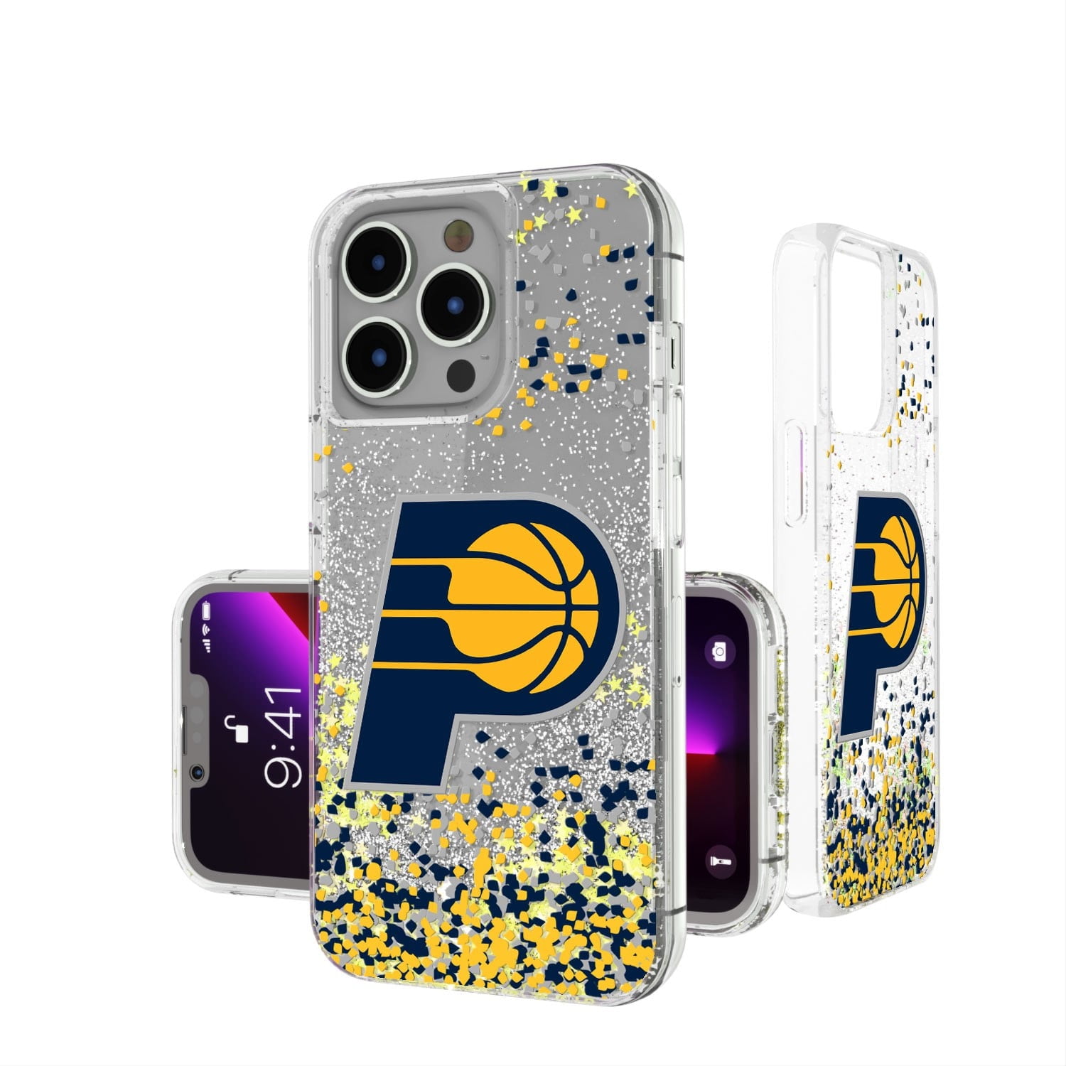 Indiana Pacers iPhone Glitter Case with Confetti Design - Walmart.com
