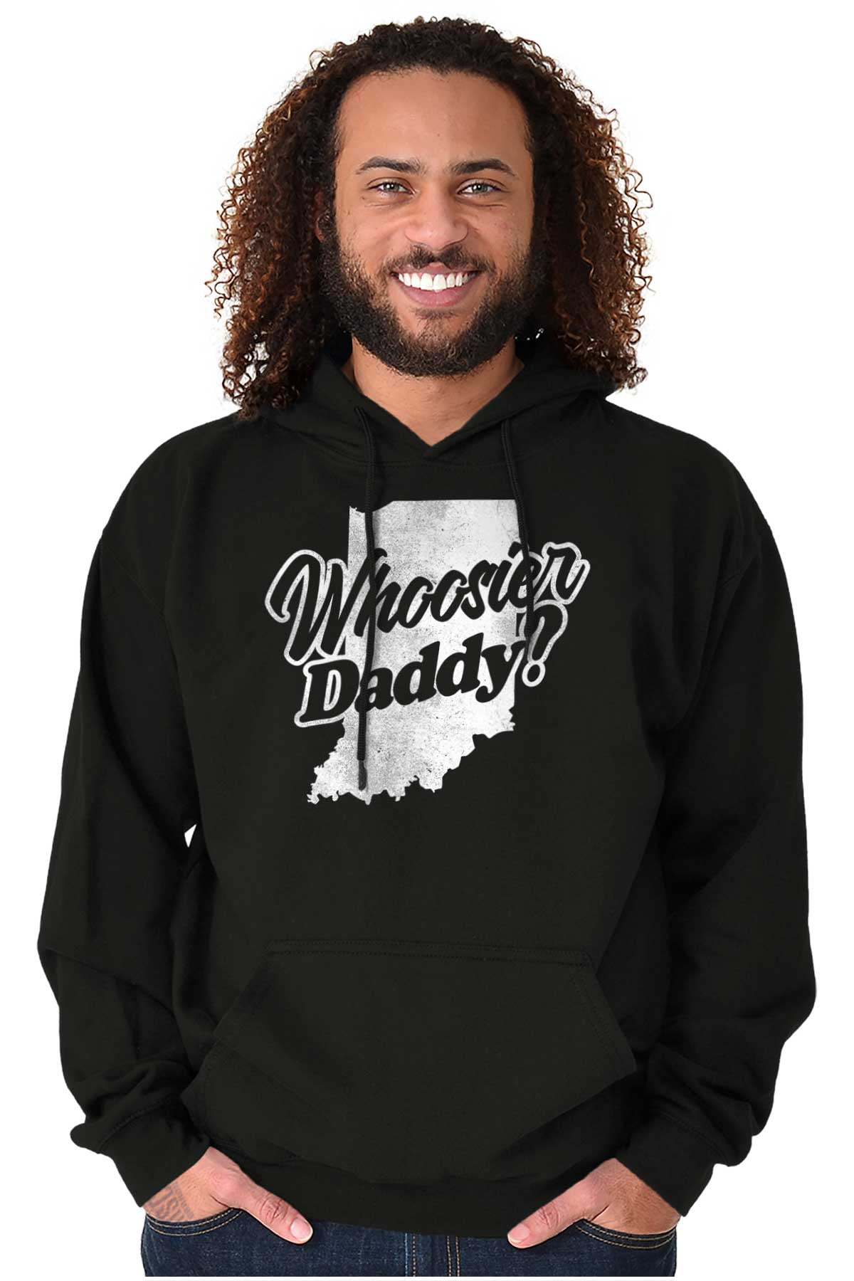 Indiana Proud Hoosier State IN Local Men's Big & Tall Graphic Hoodie ...