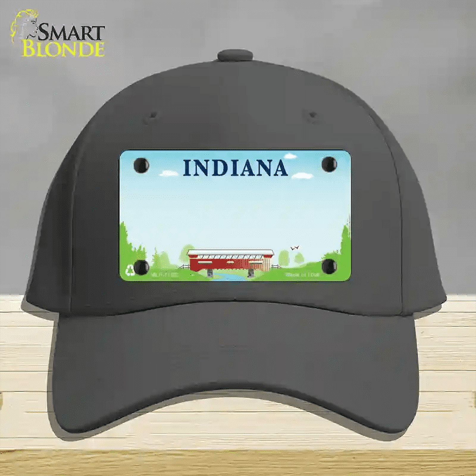 Indiana Recycle State Blank Novelty License Plate Hat Cotton Charcoal ...