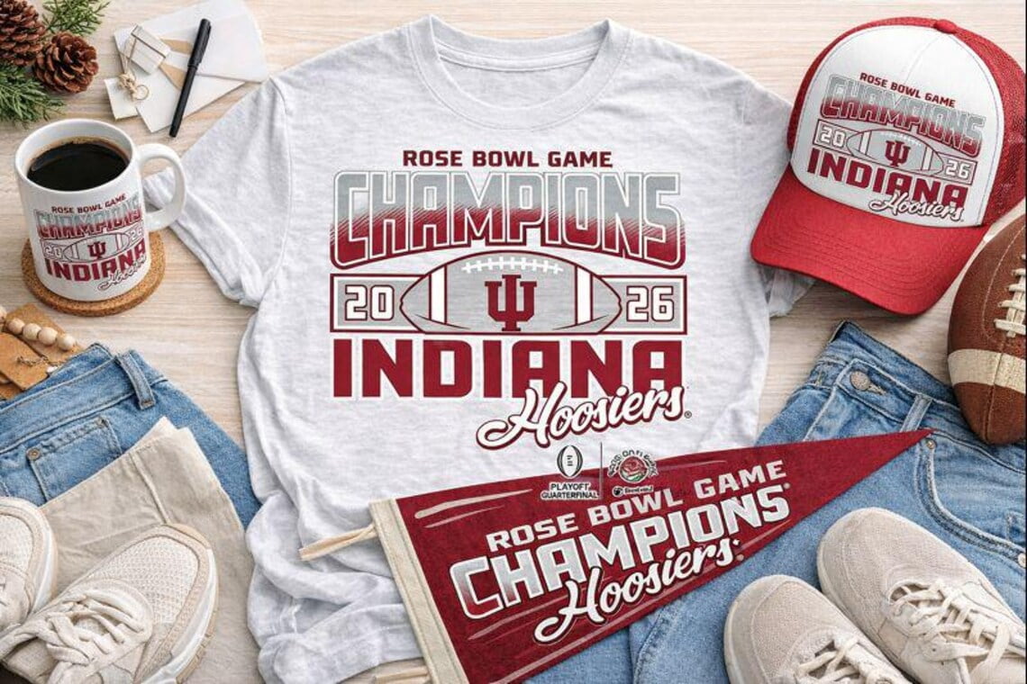 Indiana Rose Bowl 2026 Victory Shirt – Hoosiers Champs Graphic Tee ...