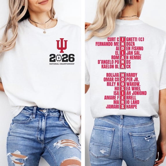 Indiana Rose Bowl Champions 2026 Shirt, Indiana Football Team Players ...