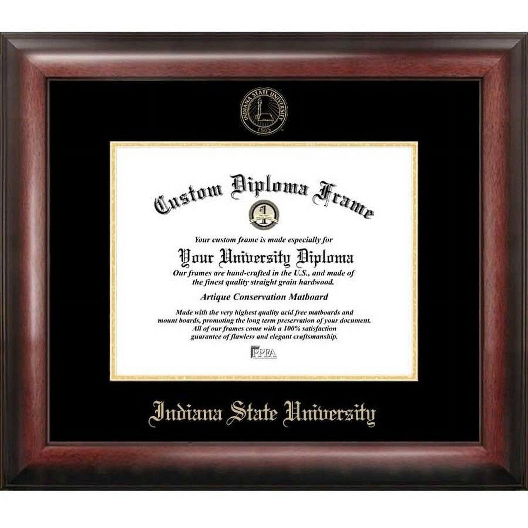Indiana State 8.5" x 11" Gold Embossed Diploma Frame - Walmart.com