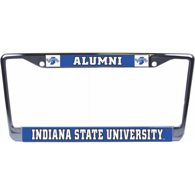 Indiana State University Alumni Chrome License Plate Frame - Walmart ...