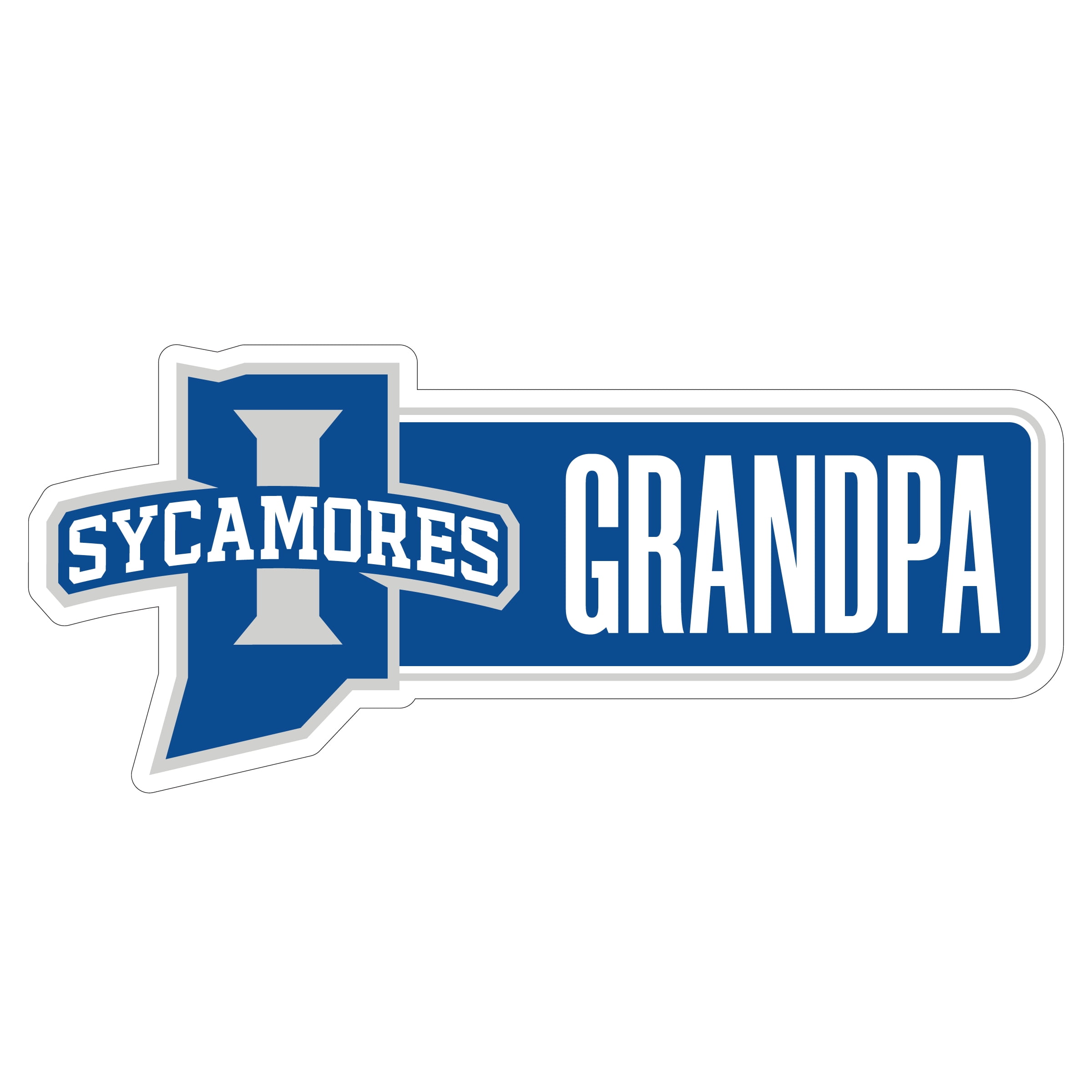 Indiana State University Proud Grandma Die Cut Decal Officially ...
