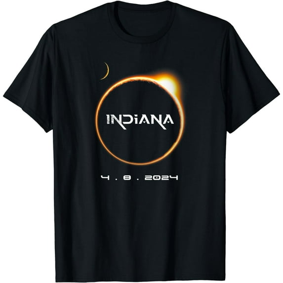 Indiana Totality 4.08.2024 Total Solar Eclipse 2024 T-Shirt - Walmart.com