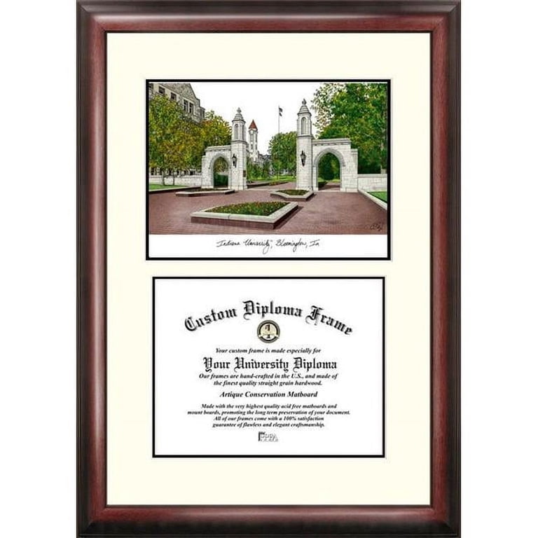 Indiana University Bloomington Diploma Frame Indiana University