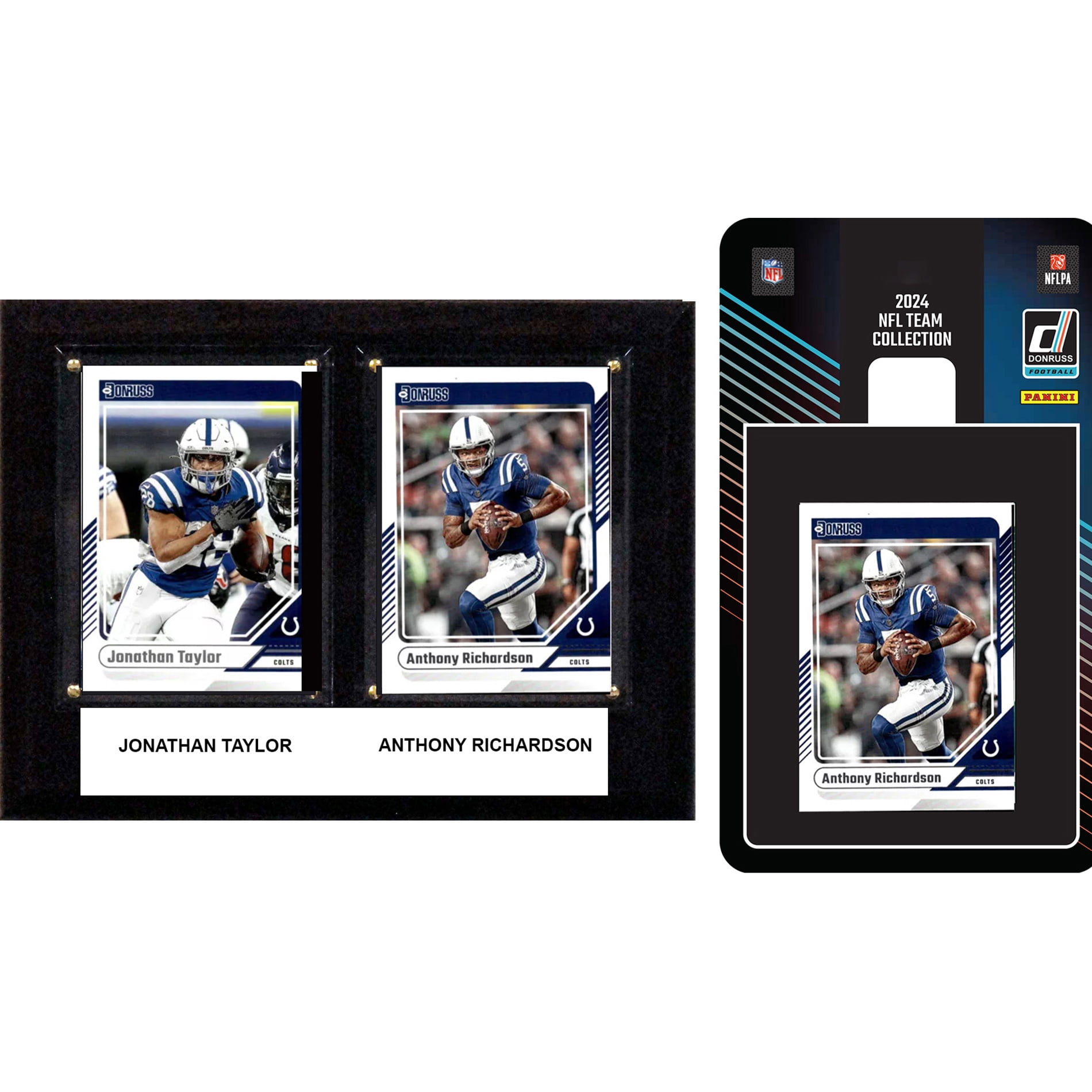 Indianapolis Colts 6" x 8" Player Plaque & 2024 Team Trading Card Set ...