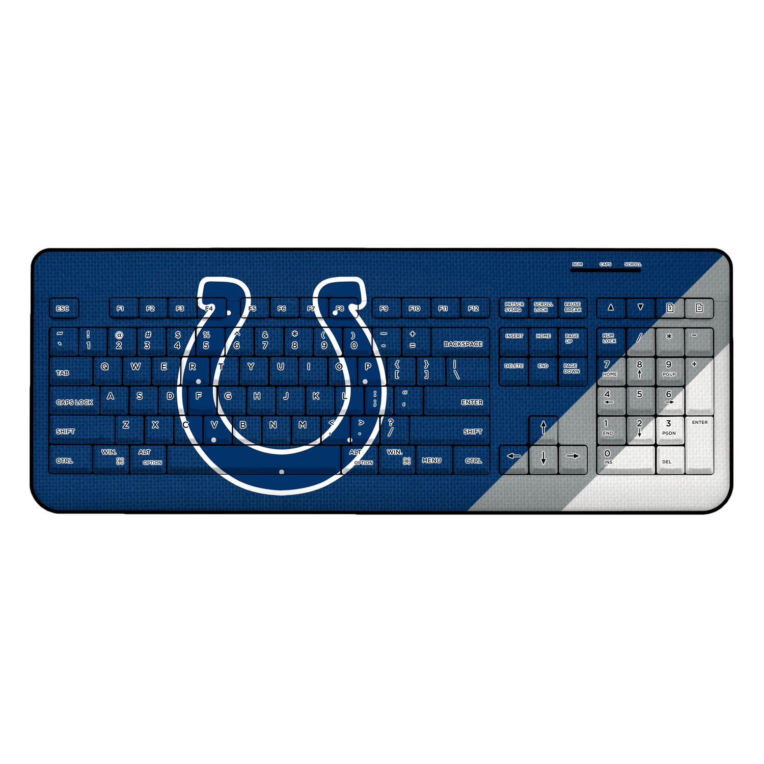 Indianapolis Colts Diagonal Stripe Wireless Keyboard - Walmart.com
