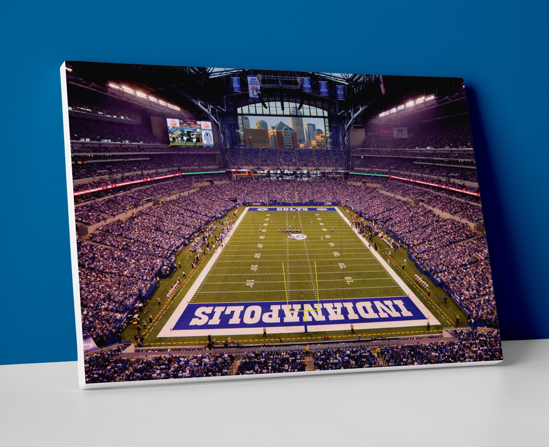 Indianapolis Colts Stadium Poster or Wrapped Canvas - Walmart.com