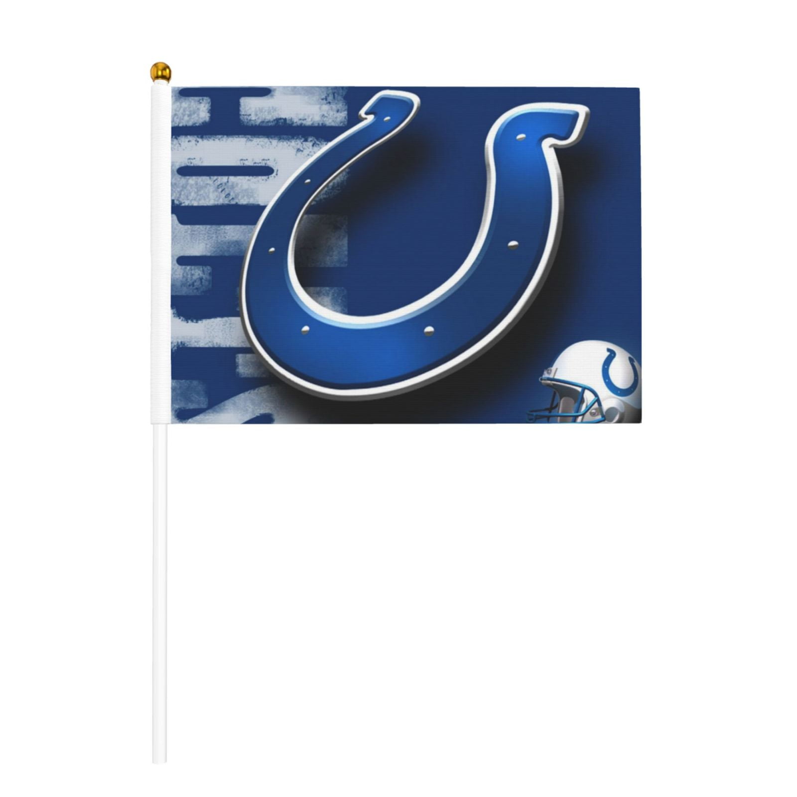 Colts Football Team support double-sided hand-waved flag 5.5x8.2in ...