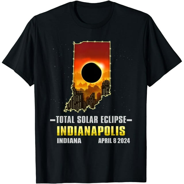 Indianapolis Indiana 2024 Total Solar Eclipse T-Shirt - Walmart.com Indianapolis Indiana 2024 Total Solar Eclipse T-Shirt - Walmart.com