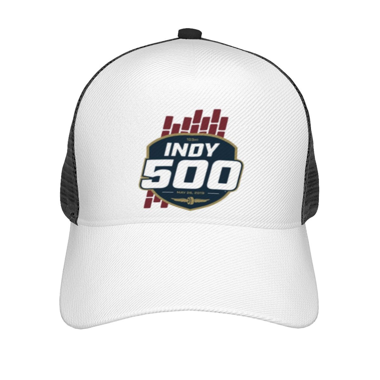 Indianapolis Motor Speedway Curved Brim Mesh Baseball Cap Casual Sun ...