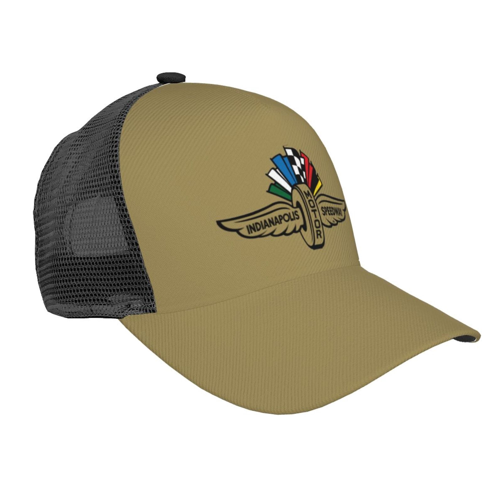 Indianapolis Motor Speedway Flag Hat Adjustable Washable Adult Curved ...