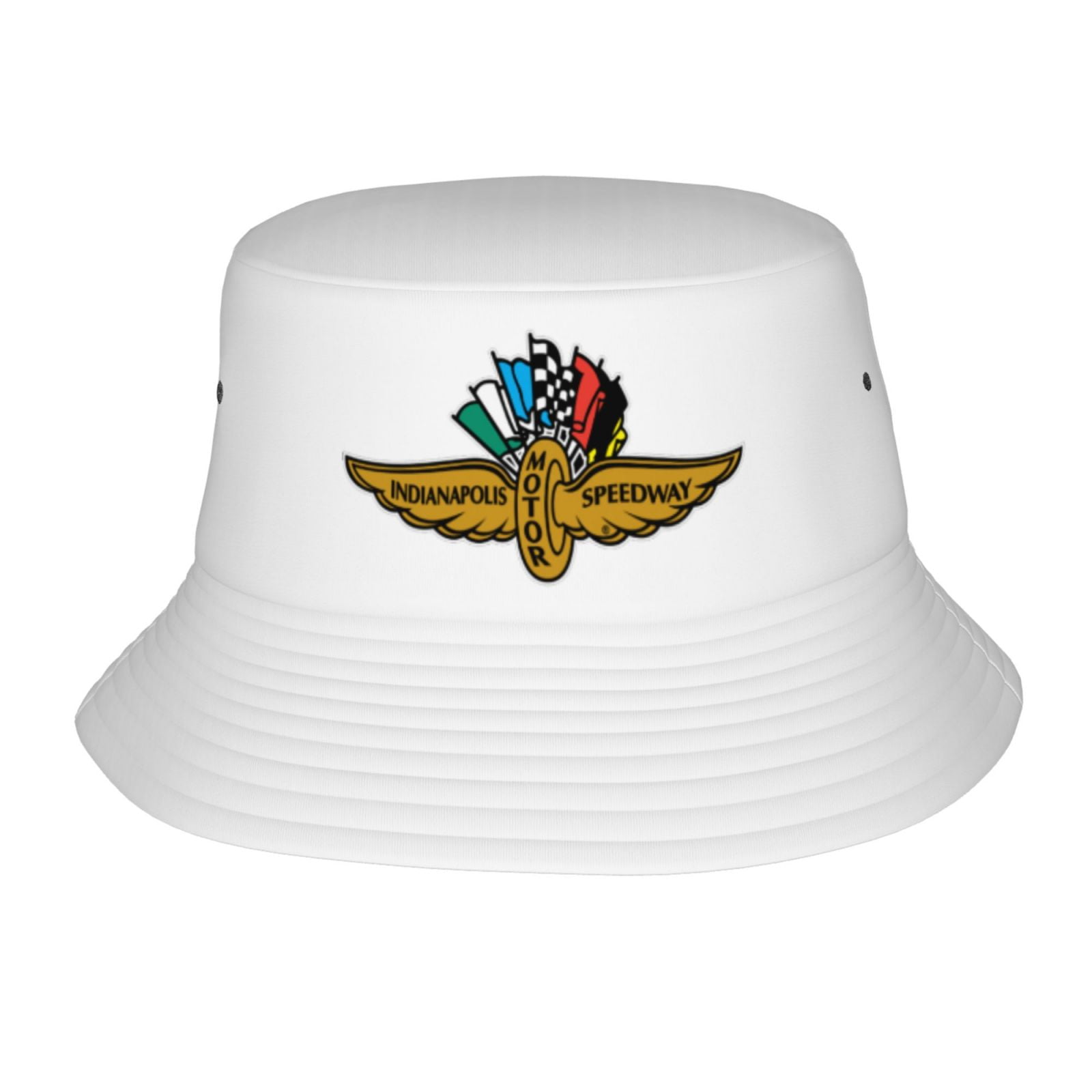 Indianapolis Motor Speedway Logos Bucket Hats Fashion Teens Beach Caps Sun Cap Fisherman Hat For ...