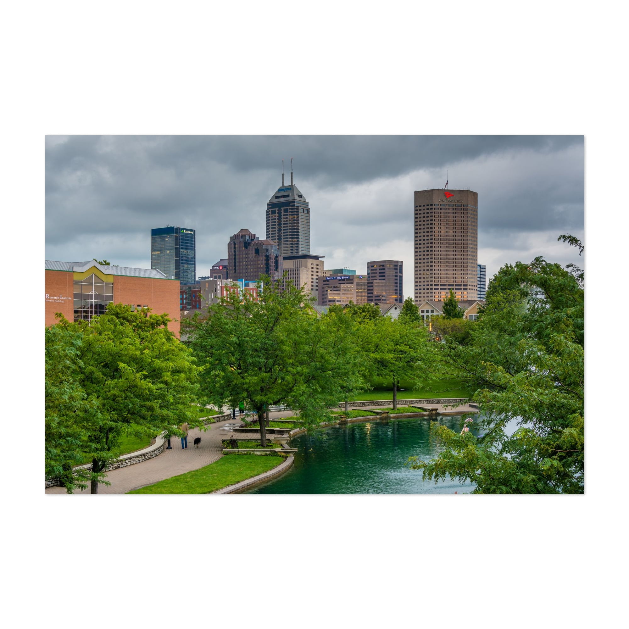 The Indianapolis Skyline - Indianapolis Indiana Photography Cityscape ...