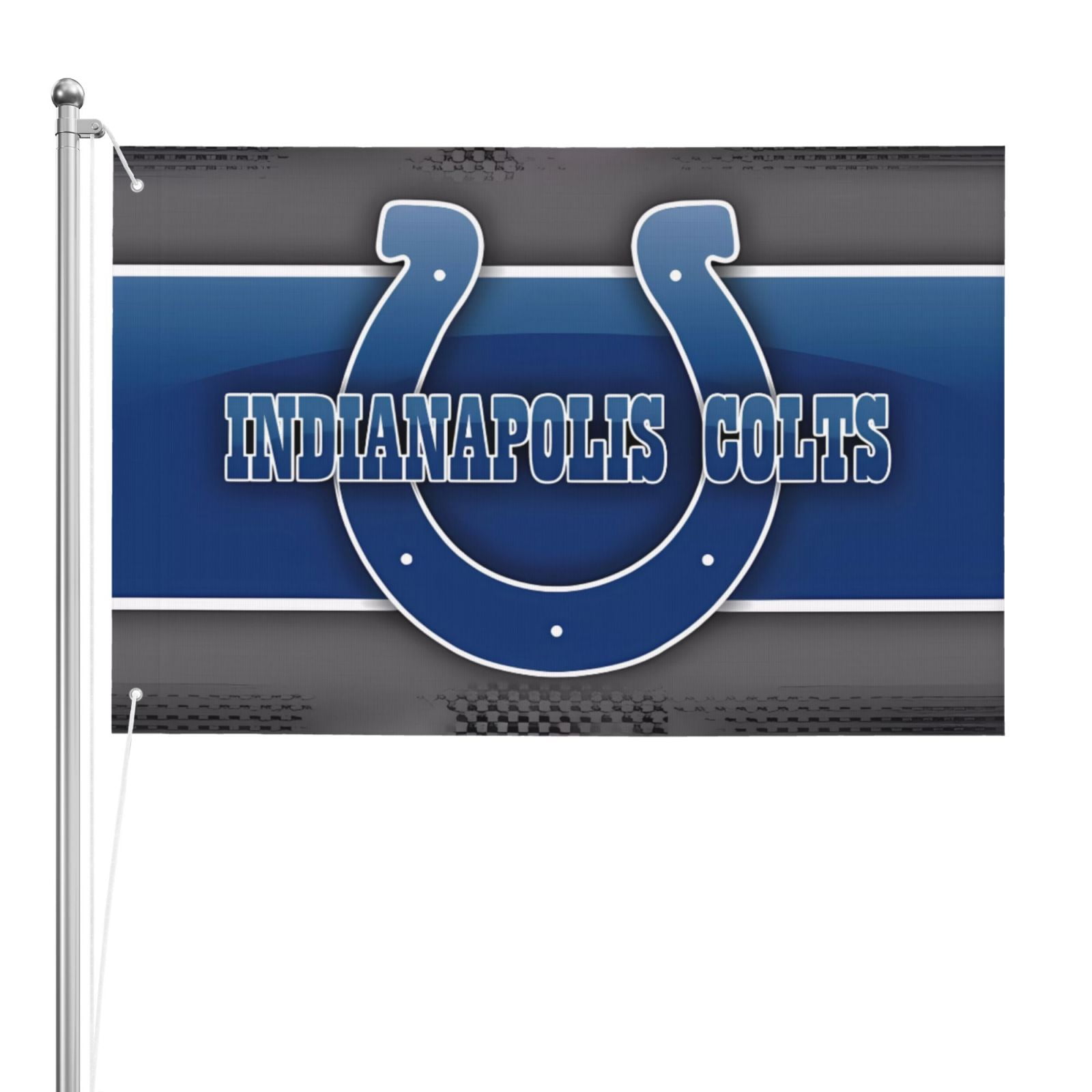 Indianapolis Three Layer Personalized Double Sided Flag Football Fans ...
