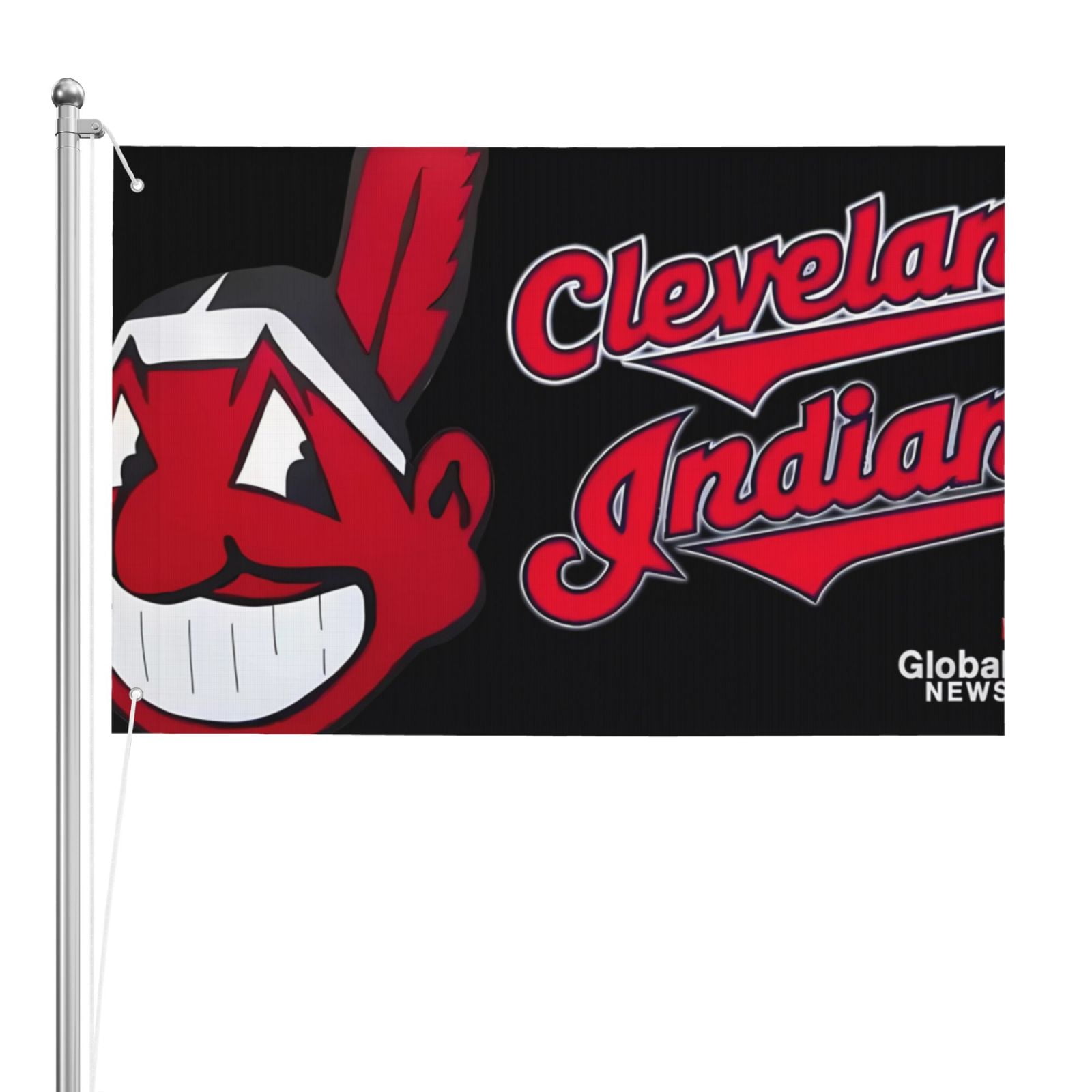 Indians Three Layer personalized Double Sided Flag Football Fans ...