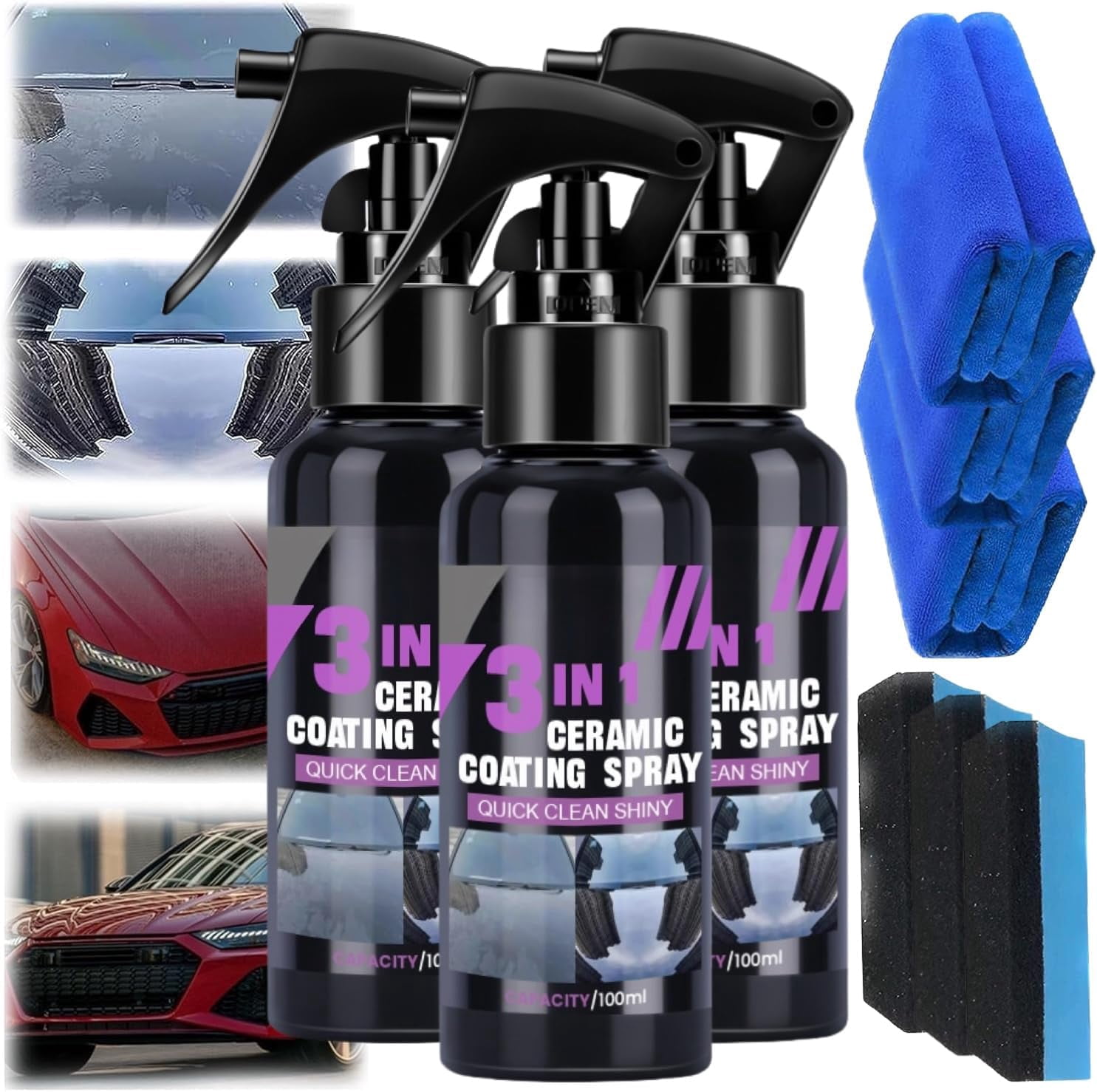 Indicatek High Protection Fast Nano Ceramic Coating Spray, Ceramic ...